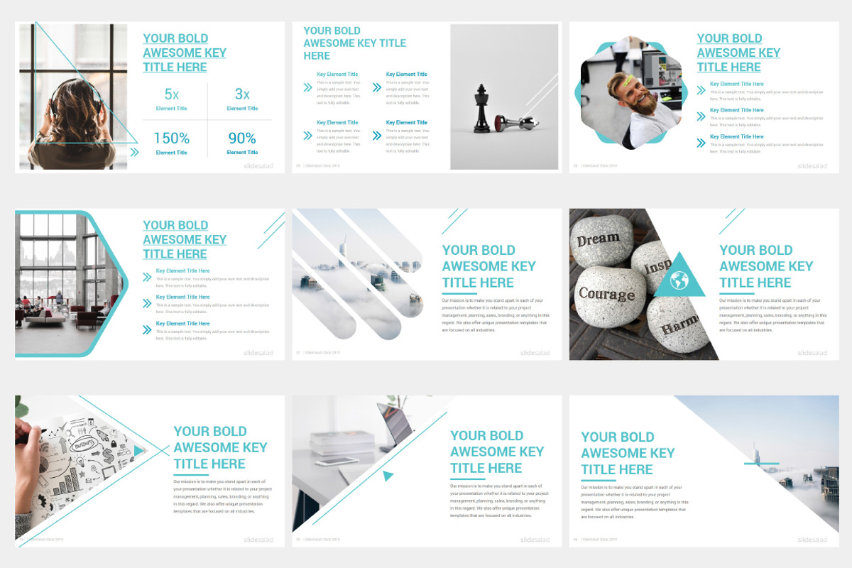 Clean Multi PowerPoint Template, a Presentation Template by SlideSalad
