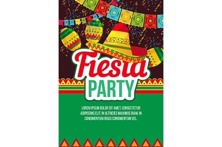 Vivid design of fiesta event poster, an Object Graphic by studioworkstock