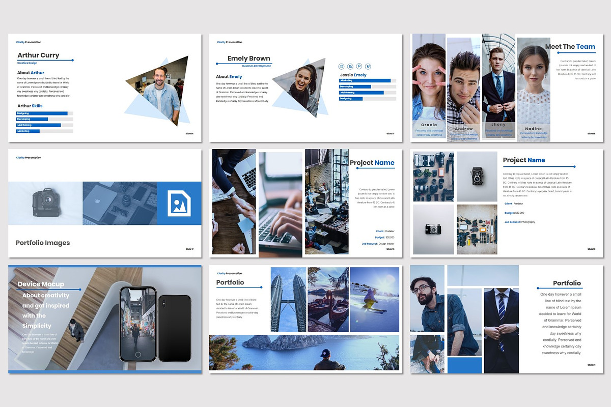 Clarity - Powerpoint Template, a Presentation Template by inspirasign