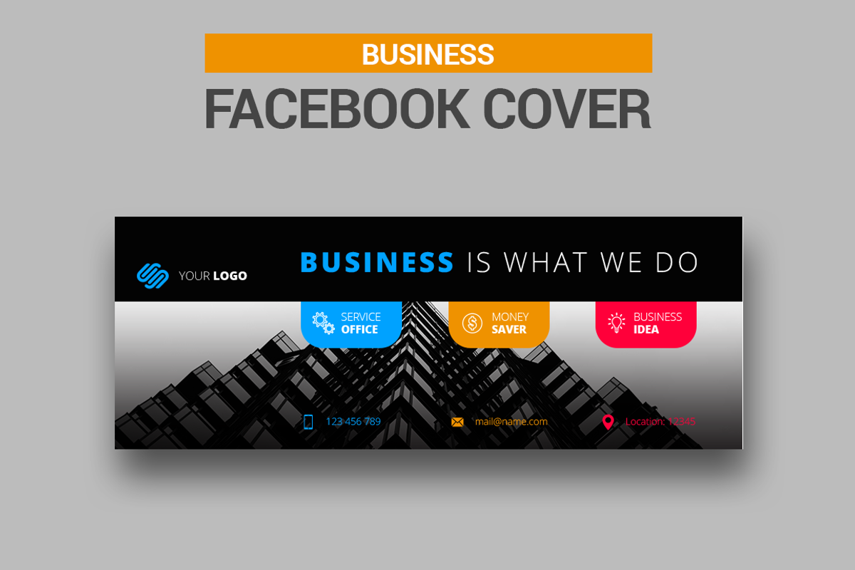 6 Business Facebook Covers, a Social Media Template by UNIK Agency