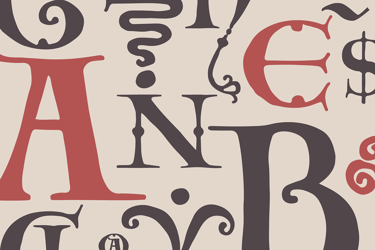 Carolingian Majuscule medieval font