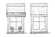 Windows sketch, an Illustration by Sketching