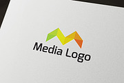 Media Logo - M logo, a Branding & Logo Template by Arslan