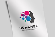 Humanex Human Data Logo, a Branding & Logo Template by Design_Planet