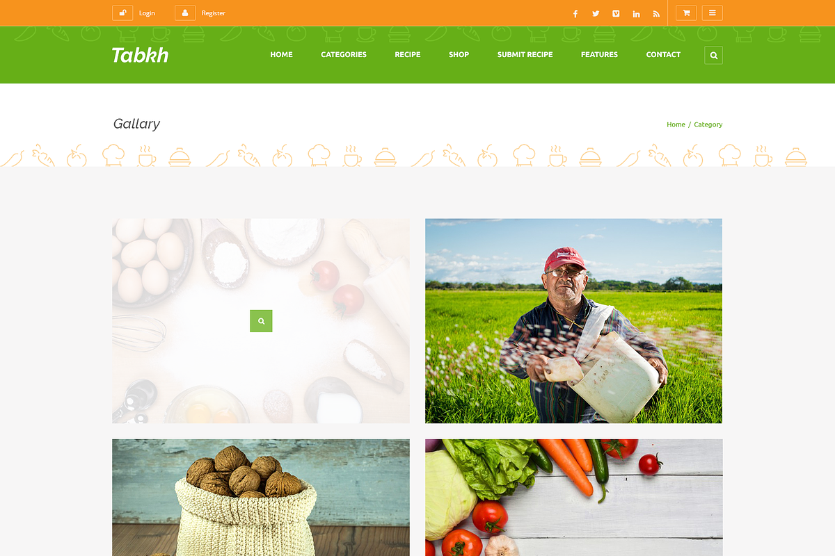 Tabkh – Recipe & Food PSD Template, a Websites & App Template by ...