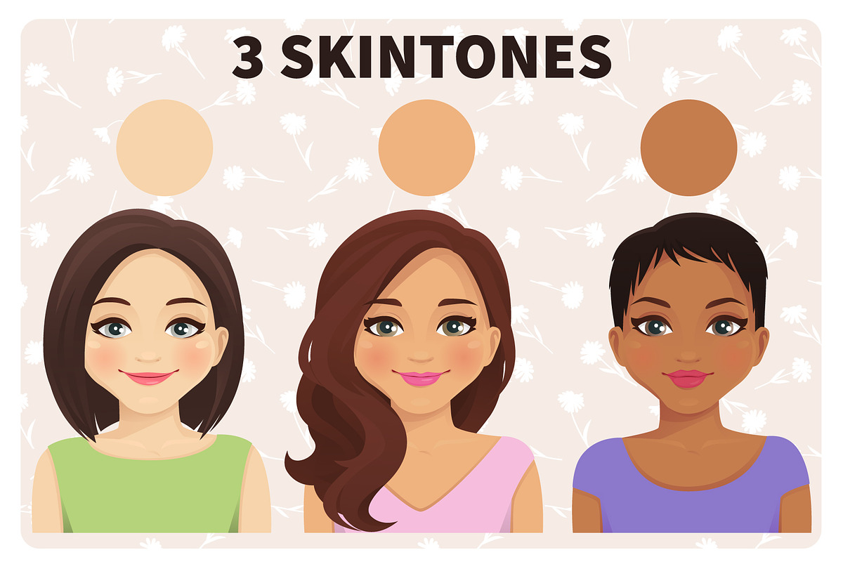 Woman avatar creator