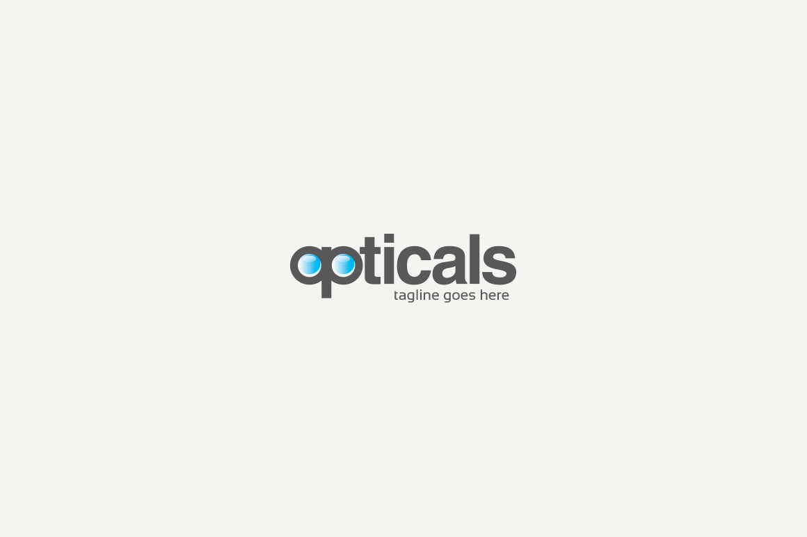 Opticals Logo, a Branding & Logo Template by CAIRON CREATIVESTUDIO