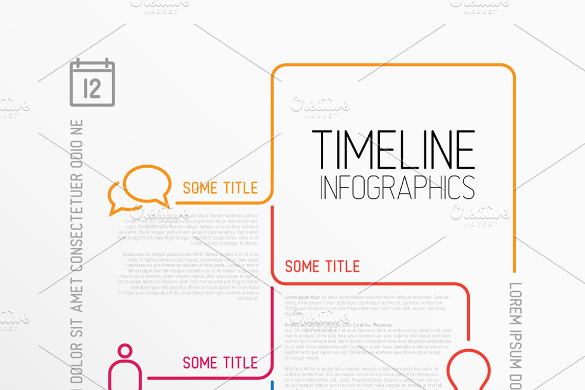 8 Modern Timeline Templates Bundle, a Presentation Template by Orson