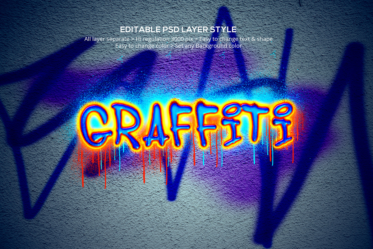 Photoshop Graffiti Text Effect