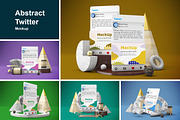 Abstract Twitter Mockup, a Device Mockup by Qaleb Studio