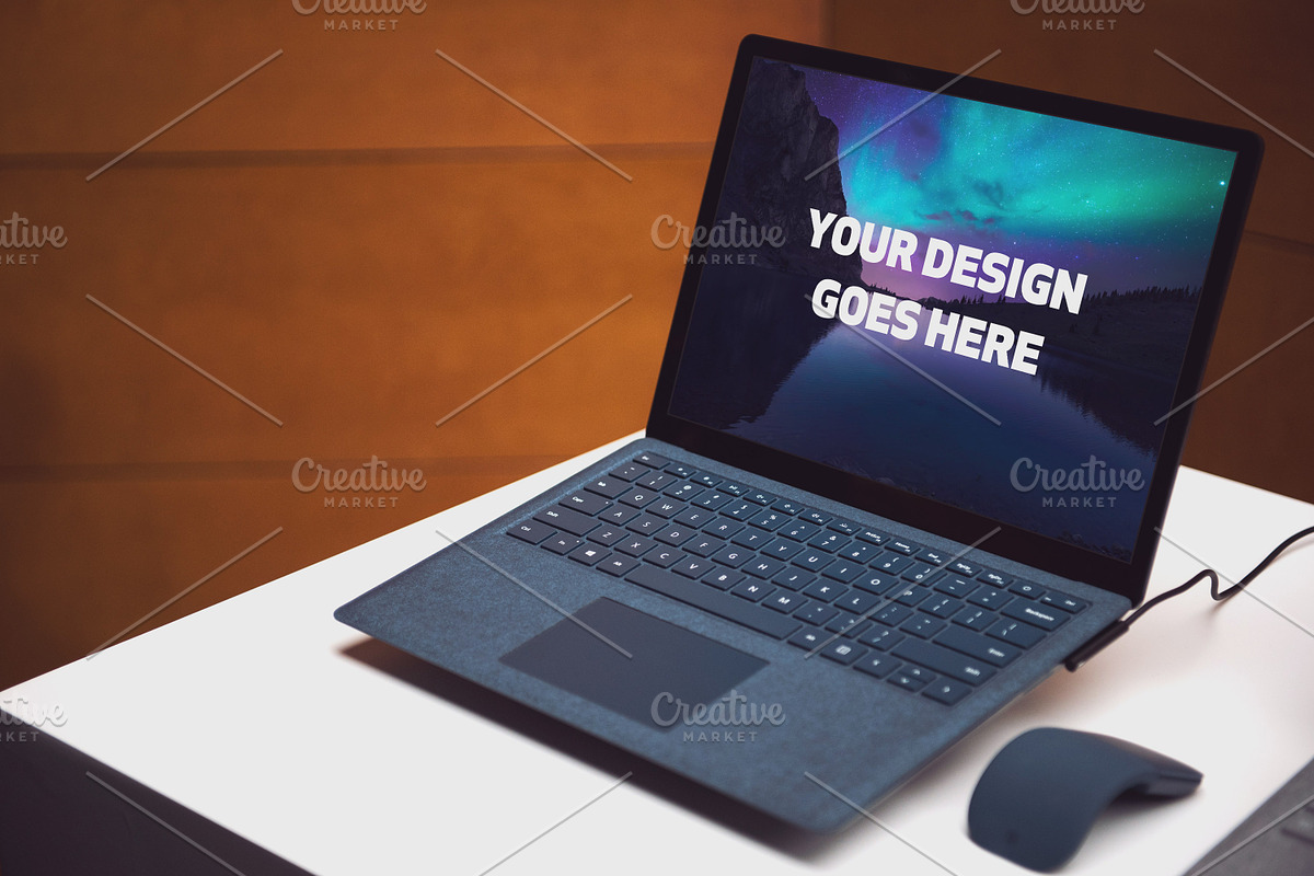 Microsoft Surface Laptop Mock-ups, a Device Mockup by vraiana