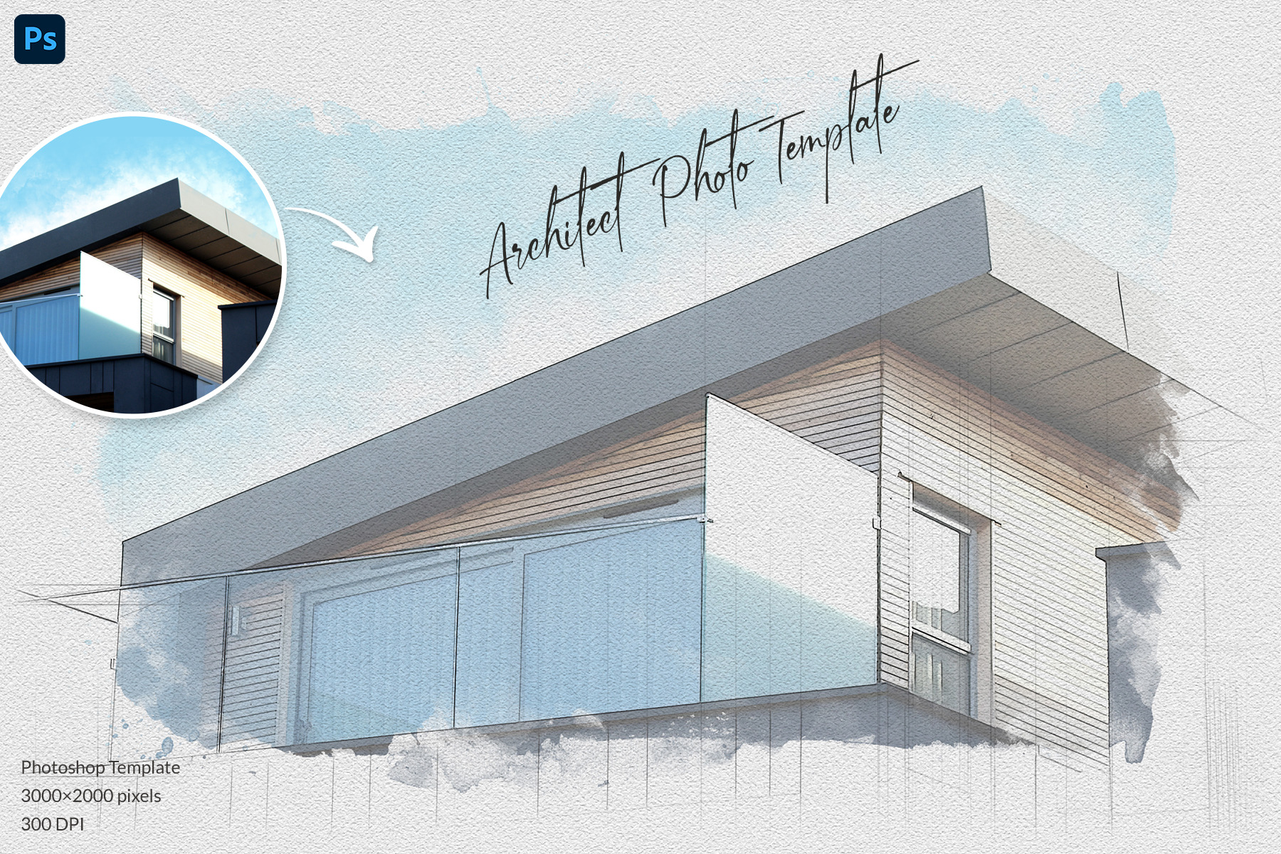 Architect Sketch Photo Template, a Templates & Theme by Andrew Skoch ...