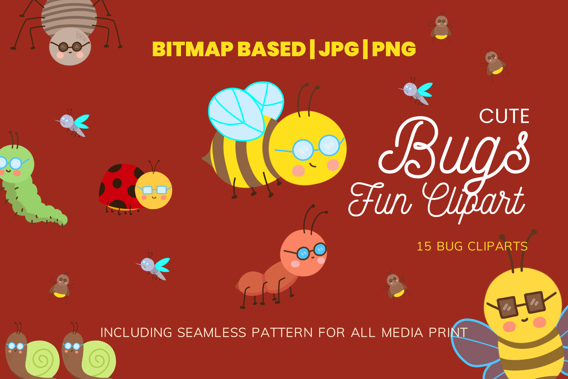Bug Clipart Set