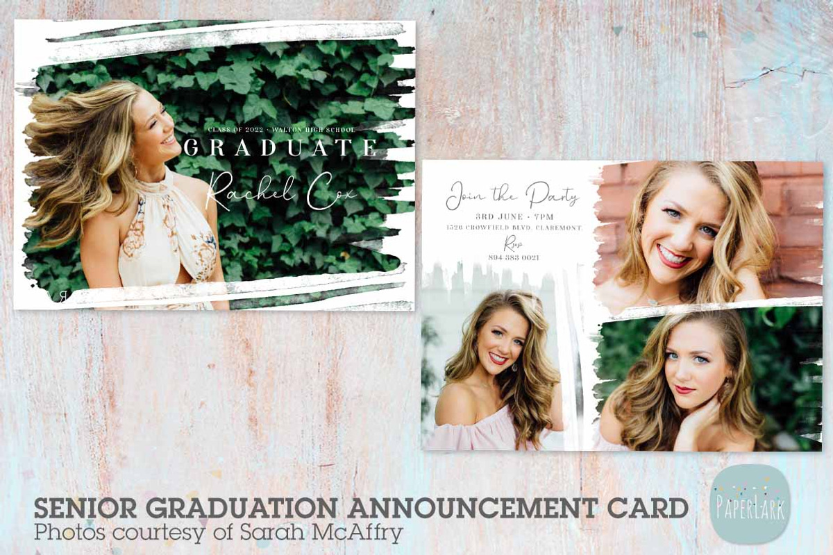 AG030 Senior Graduation Card, a Card Template by Paper Lark | Creative ...