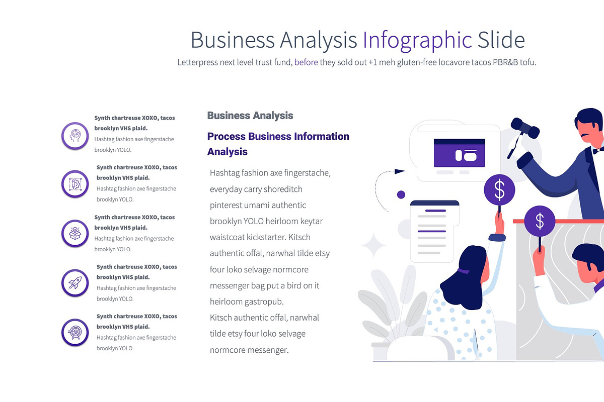Business Analysis PowerPoint Slides, a Presentation Template by Pulsecolor