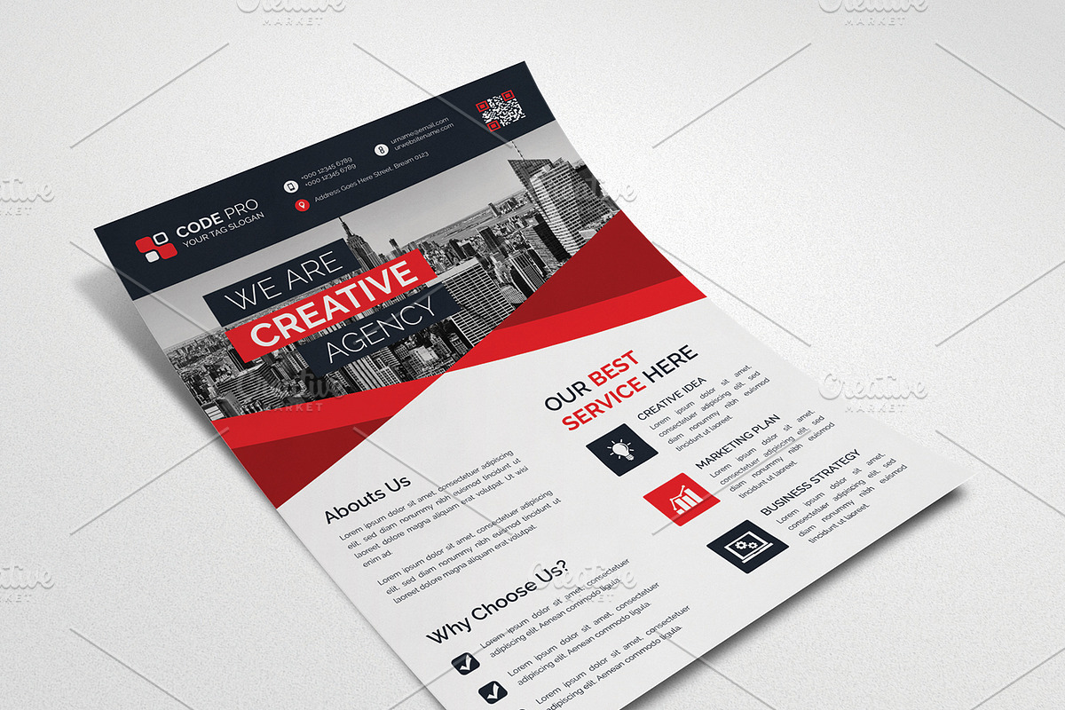 Flyers, a Flyer Template by pixelworkz