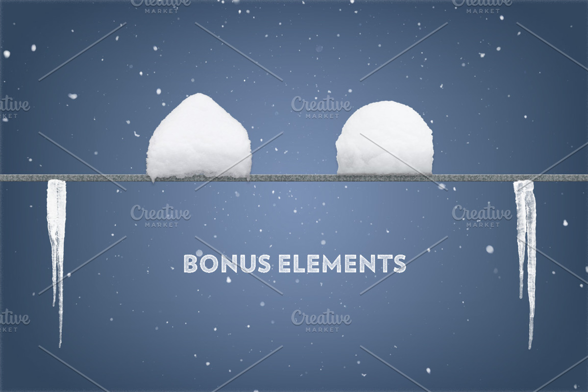 Snow Line Elements, an Object Graphic by FEINGOLD
