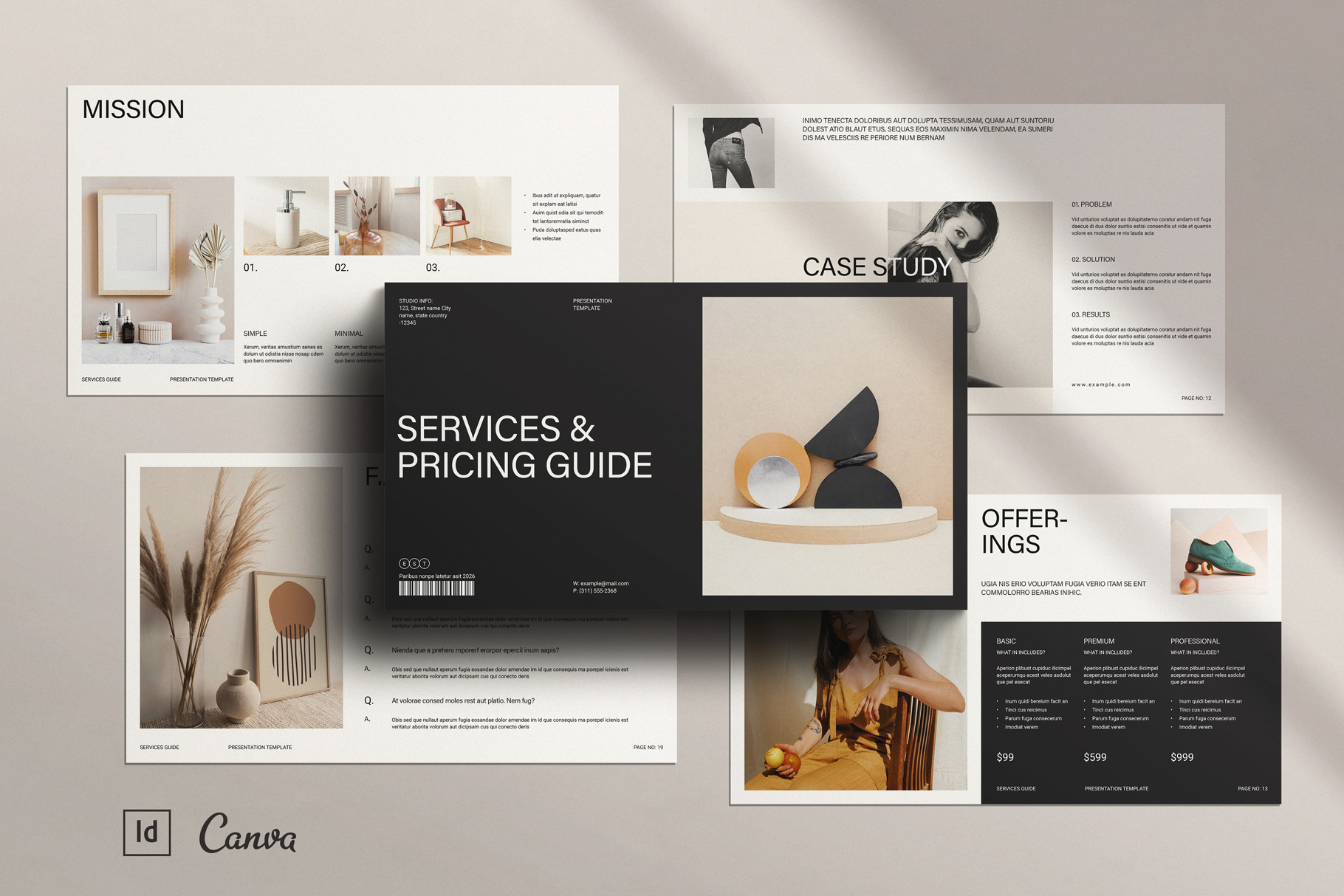 Services and Pricing Guide Template, a Presentation Template by ...
