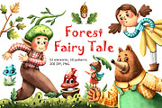 Forest Fairy Tale - Clip Art Set