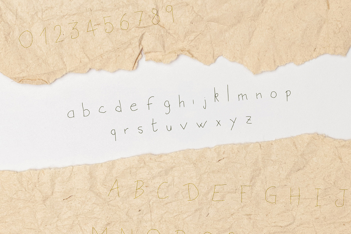 Old School Handwritten Script Font, a Script Font by InkCloudDesign