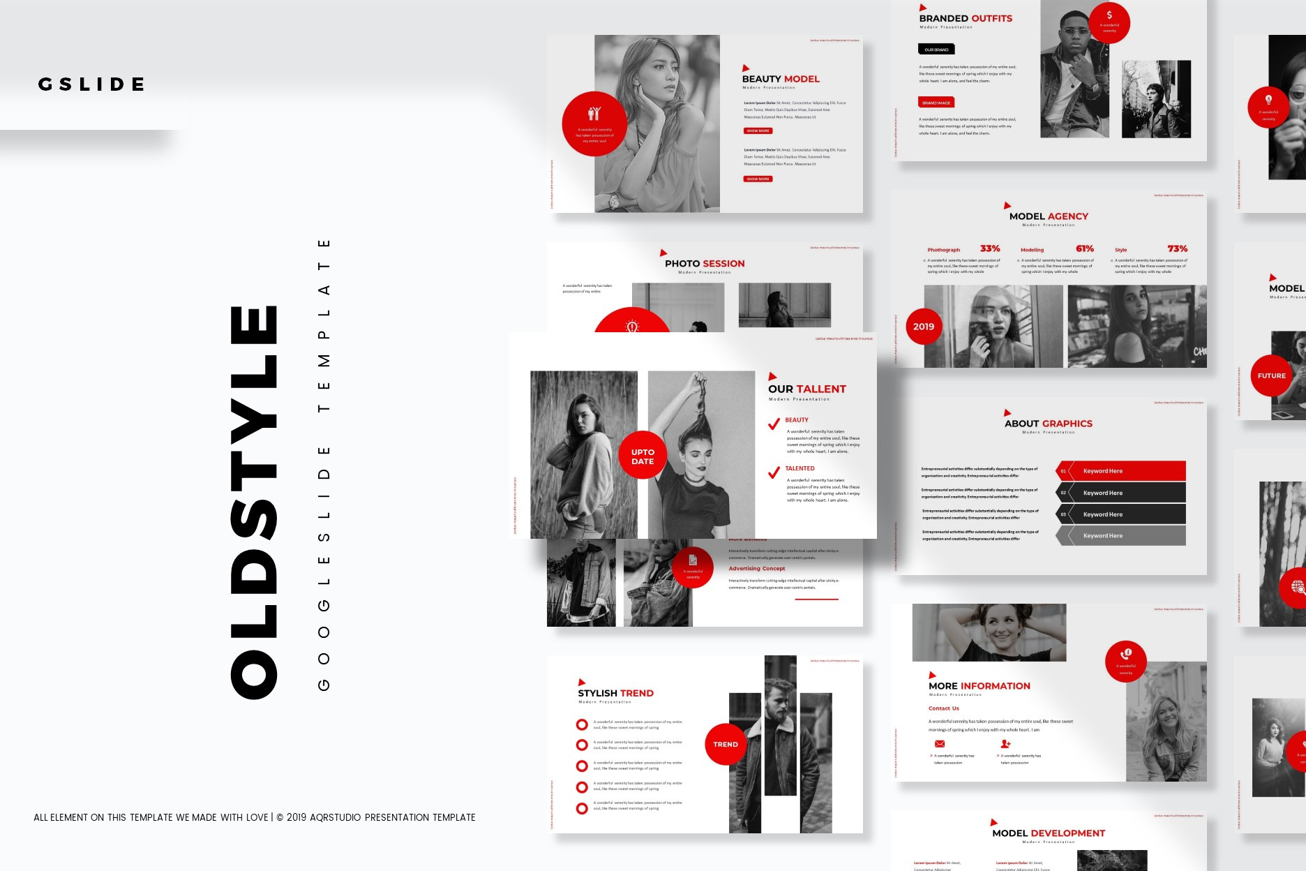 Oldstyle - Google Slides Template, a Presentation Template by AQR Studio