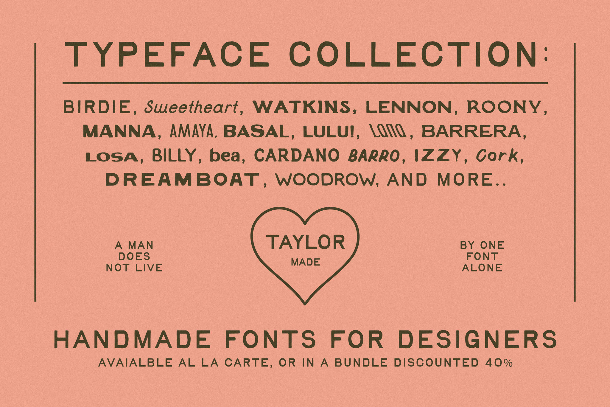 Handmade Typeface Collection