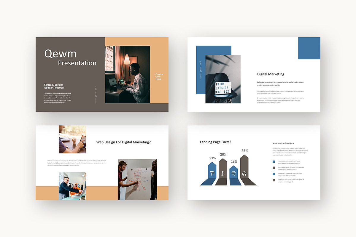 Qewm : Growth Strategy Powerpoint