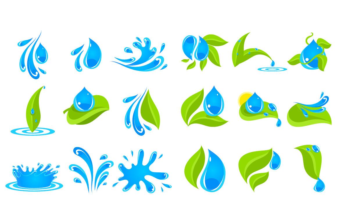 Water icon set, an Icon by TopVectors