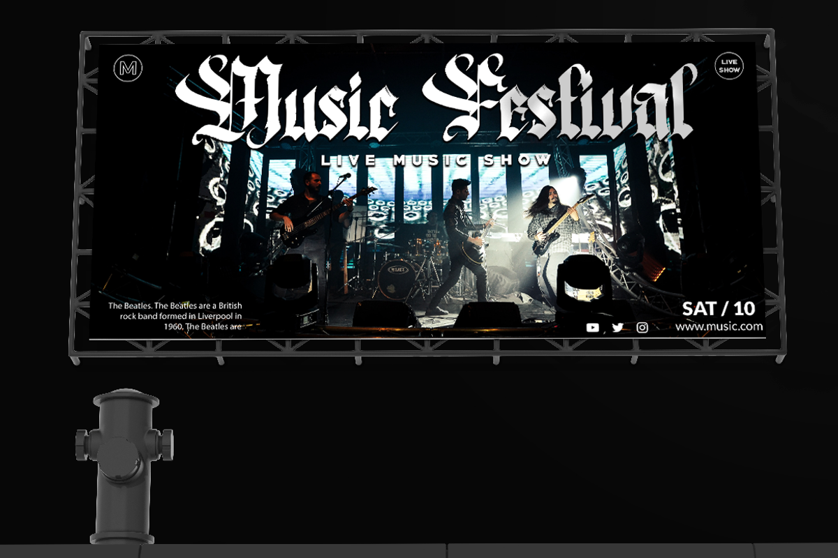 The Raid Letter - Blackletter