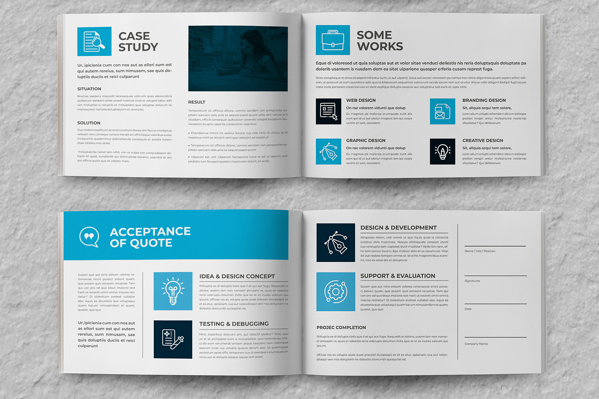 Creative Proposal Design Layout