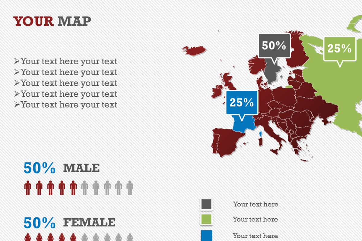 Europe Map PowerPoint, a Presentation Template by Yes Presentations