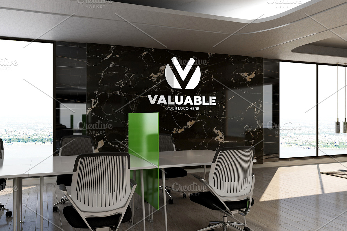 Modern Workspace Logo Mockup, a Product Mockup by Ayy | Creative Market