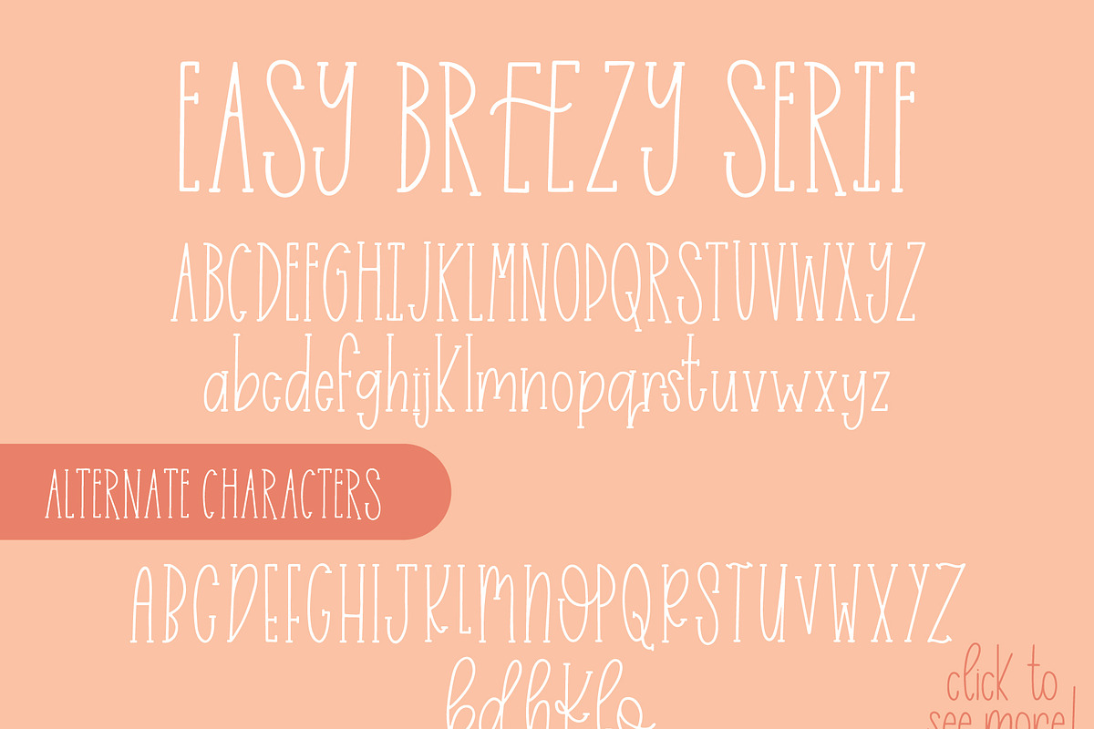 Easy Breezy Trio, Sans Serif Doodle, a Sans Serif Font by Jordyn Alison ...