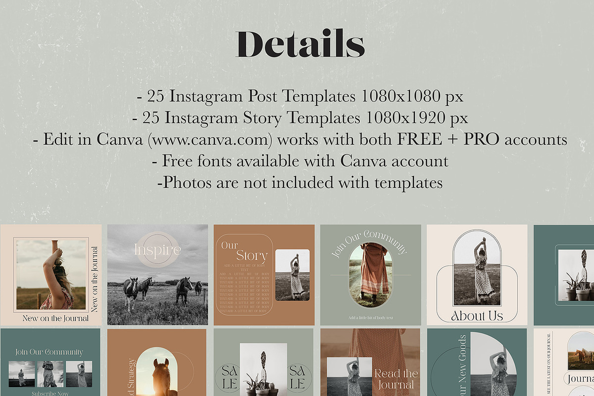 Instagram Templates for Canva
