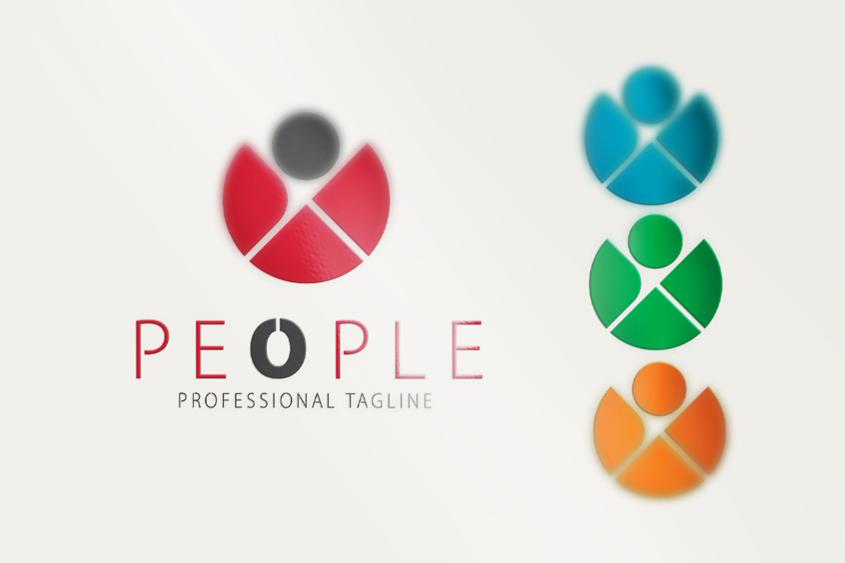 People Logo, a Branding & Logo Template by Creative Dezing