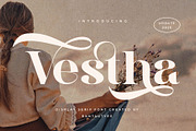 Vestha - Elegant Serif Font, a Serif Font by RantautypeStudio