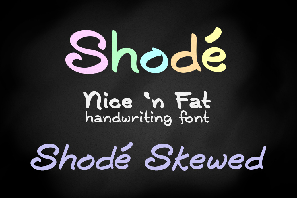 Shodé handwriting font, a Script Font by Violet on CreativeMarket