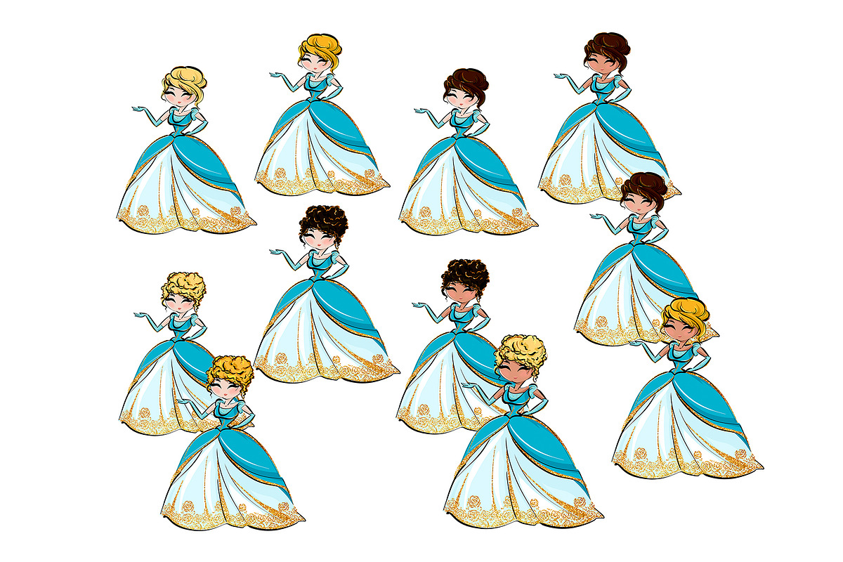 Fairy Tale Cinderella Clipart