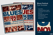 Blues Festival Flyer Template V2, a Flyer Template by ThatsDesign Art