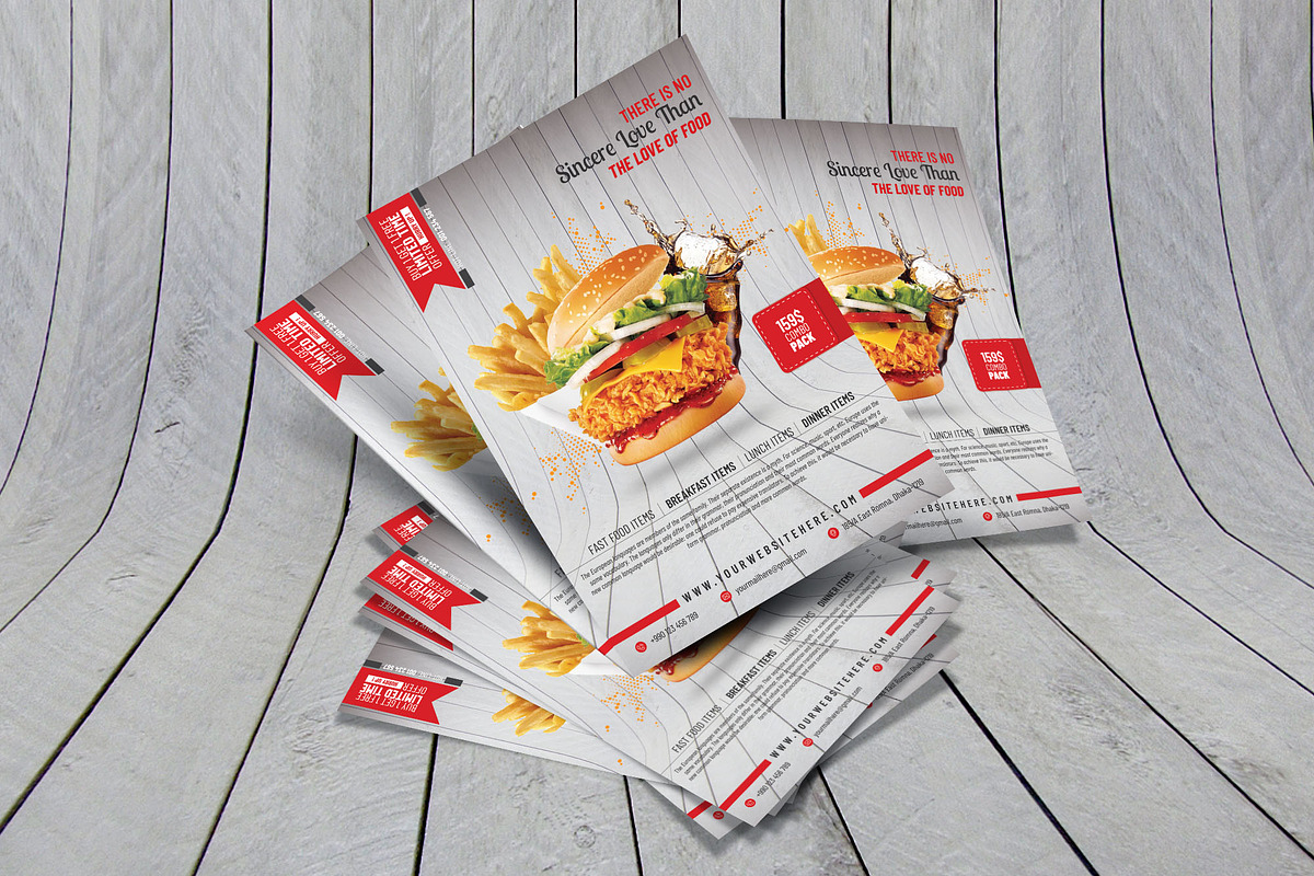 Food Flyer, a Flyer Template by MRI STUDIO