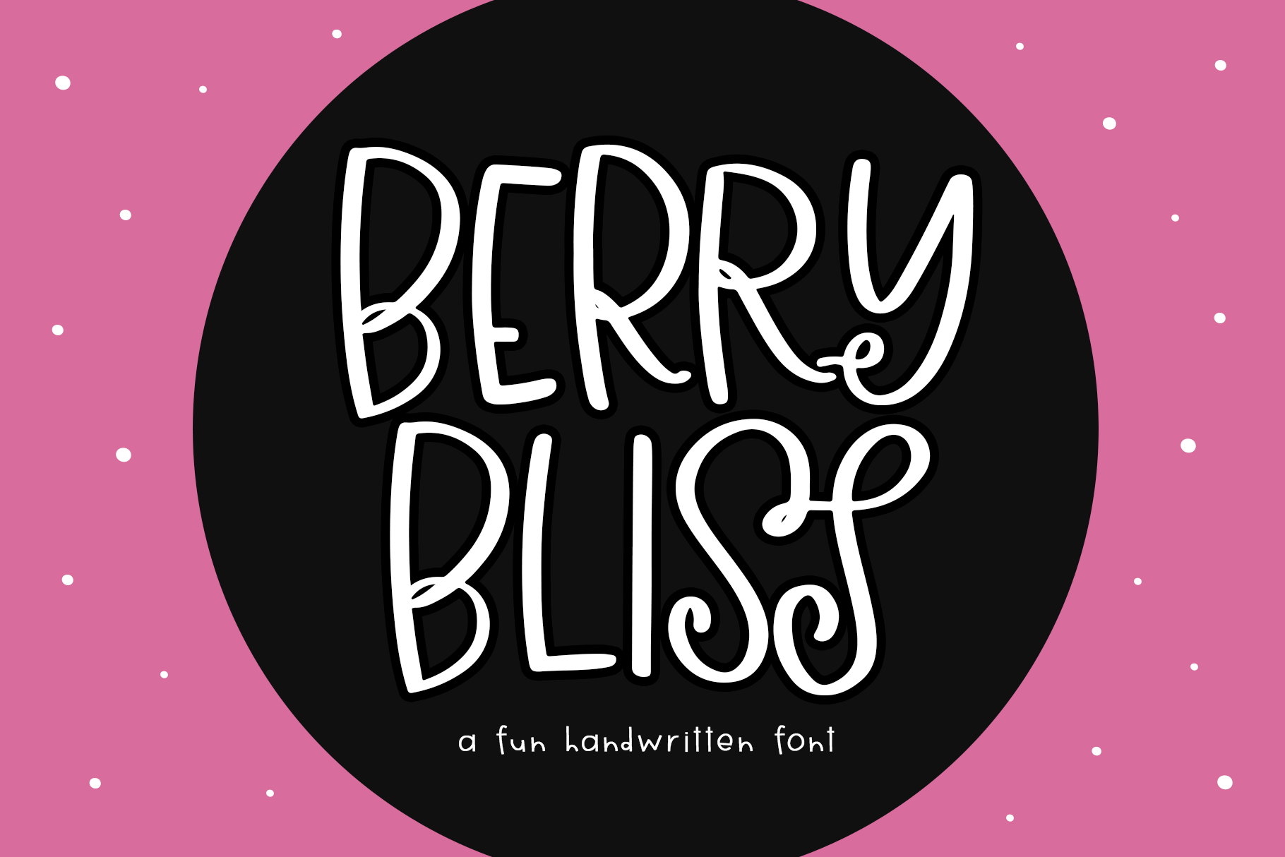 Berry Bliss | Fun Handwritten Font, a Script Font by KA Designs
