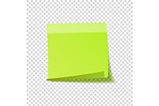 Sticky note with shadow isolated on, an Object Graphic by 32pixels