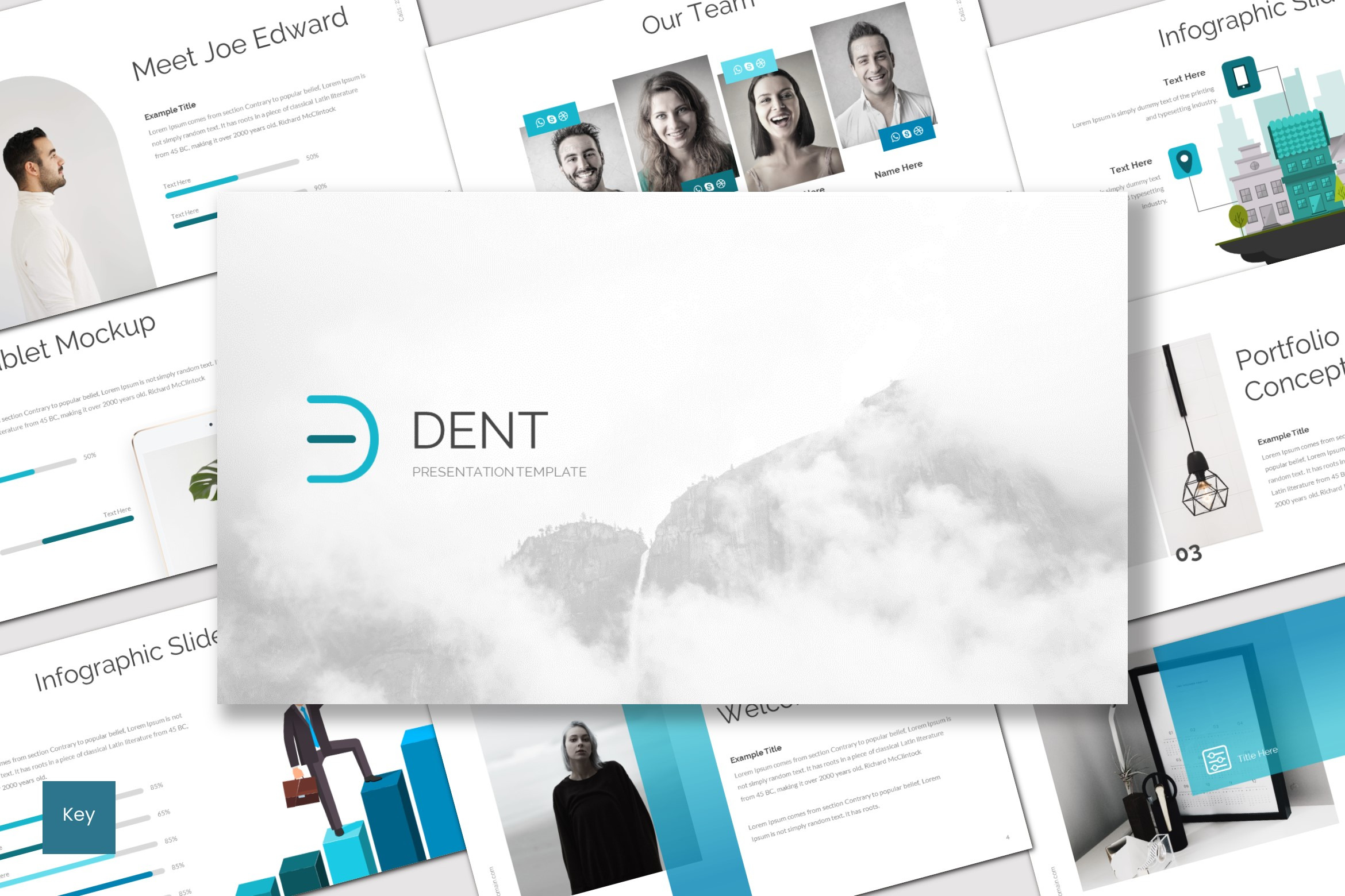 Dent - Keynote Template, a Presentation Template by inspirasign