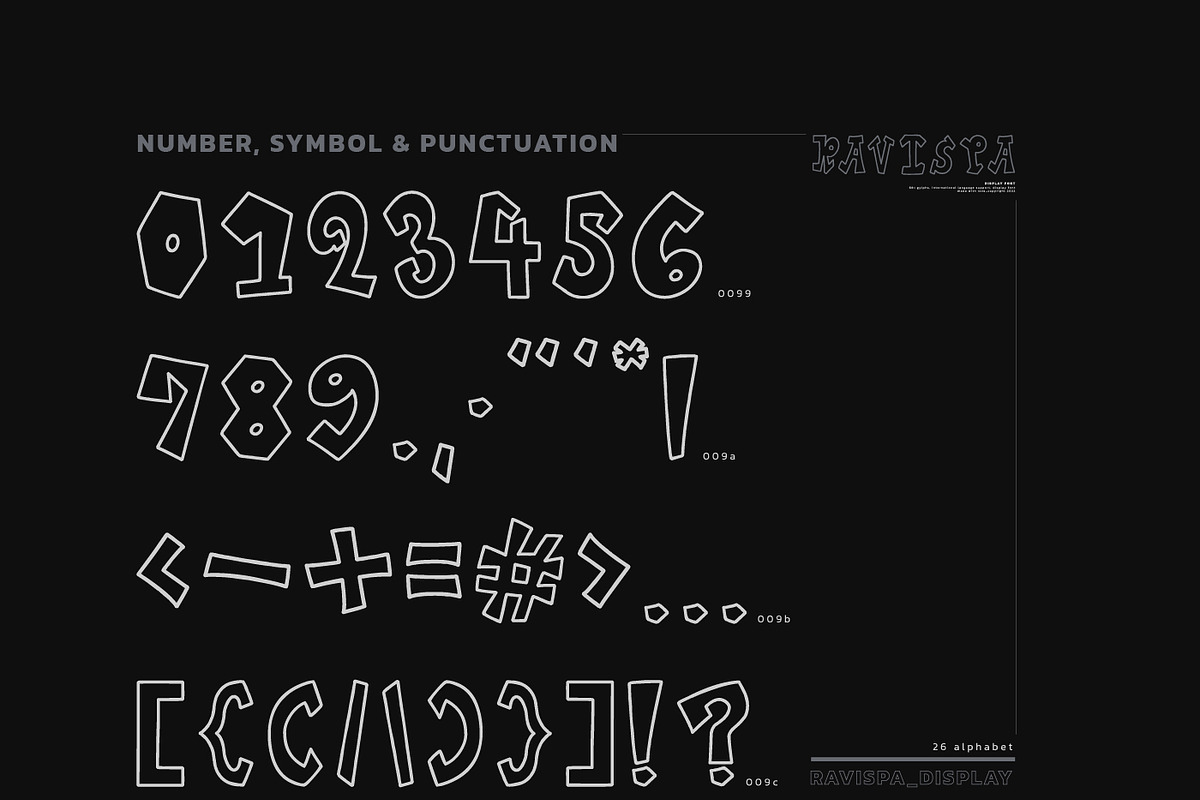 Ravispa Display Typeface, a Script Font by infernostudio3 | Creative Market