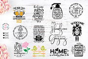 Various Home SVG Bundle, an Illustration by Graphic House Design P.C