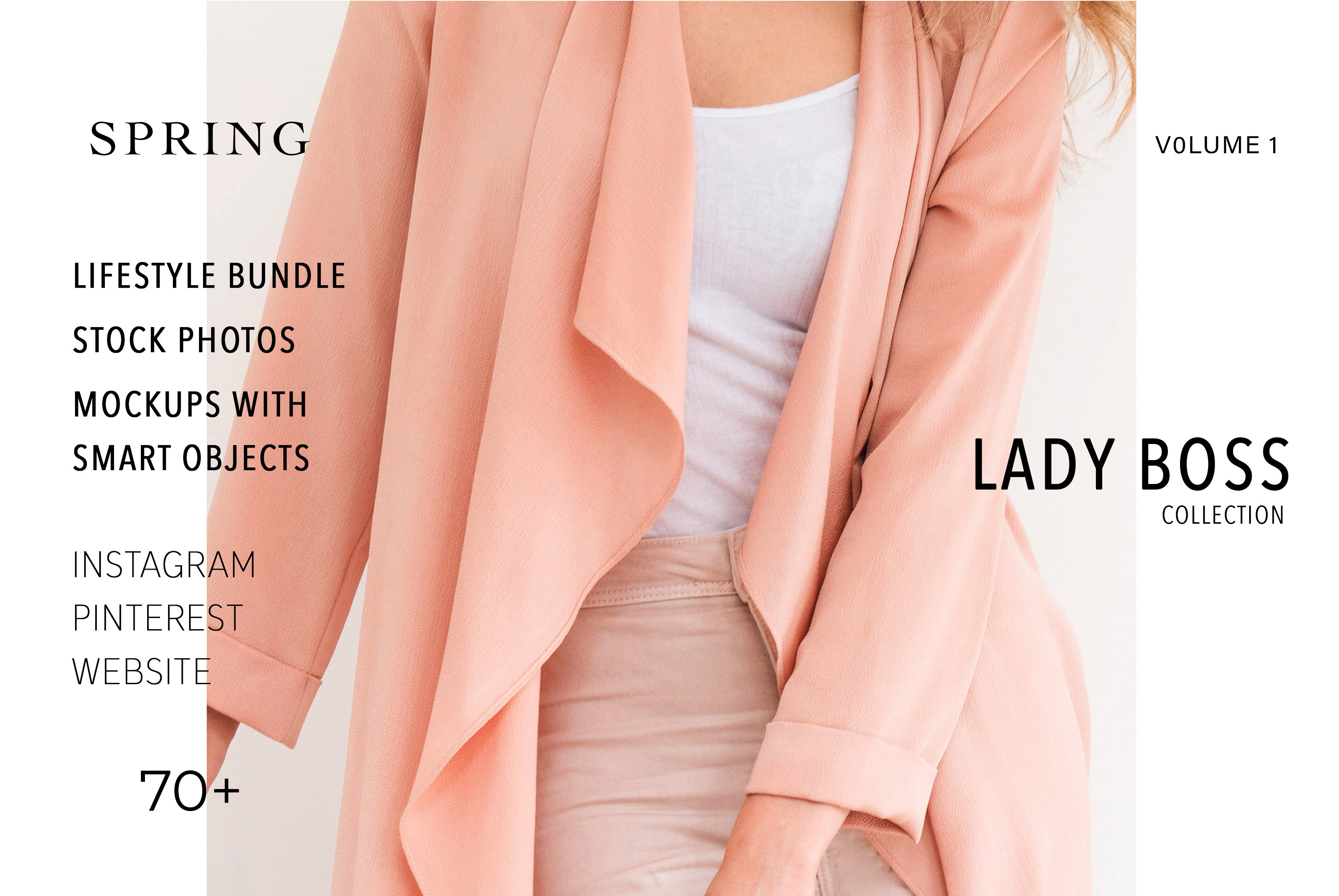 LADY BOSS. SPRING. V.1. 70+, a Social Media Template by OntheMoon