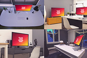 24 PSD PC Monitor Mock-up, a Product Mockup by Laura