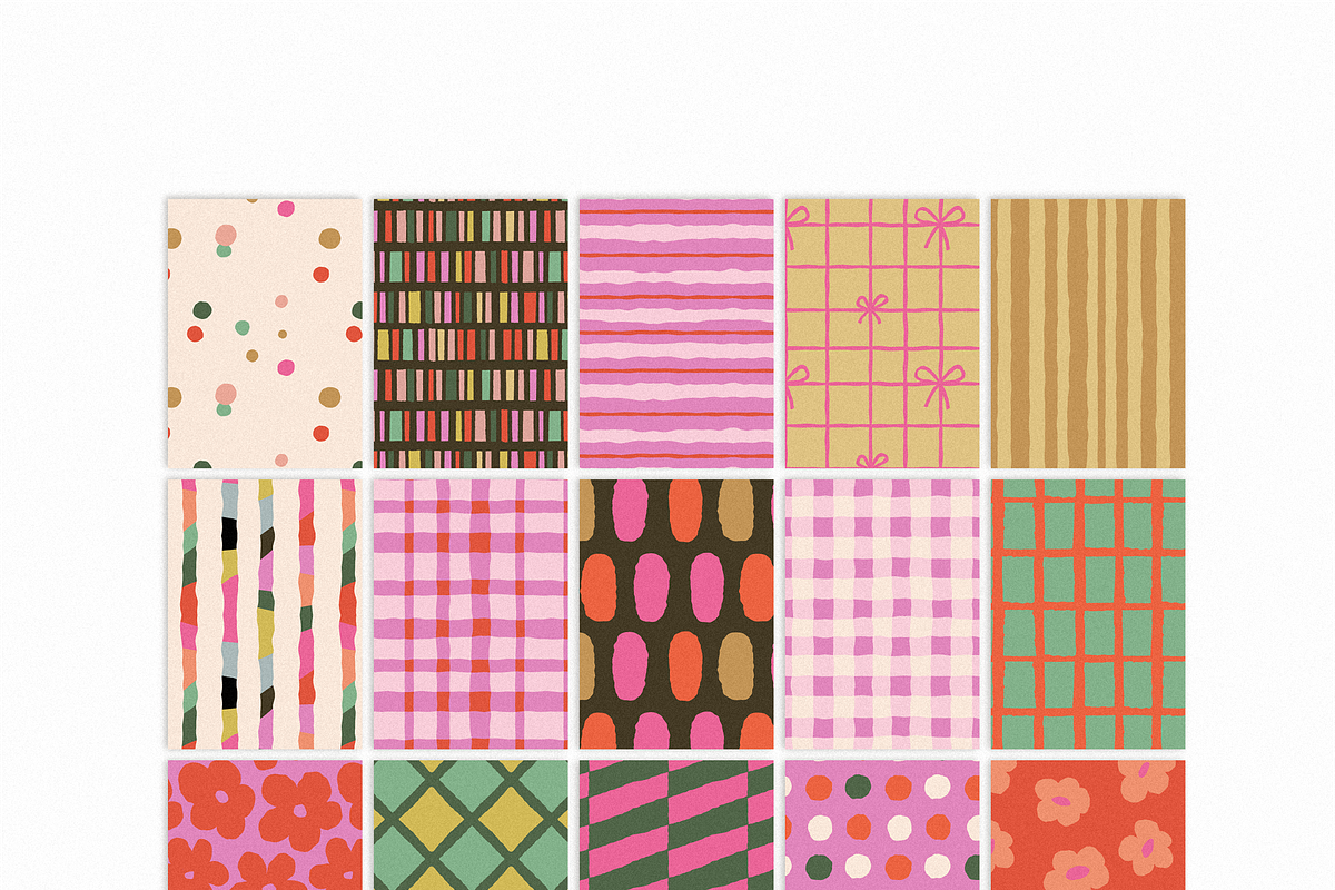 Festive Joy, patterns & illustration, a Pattern Graphic by venimo