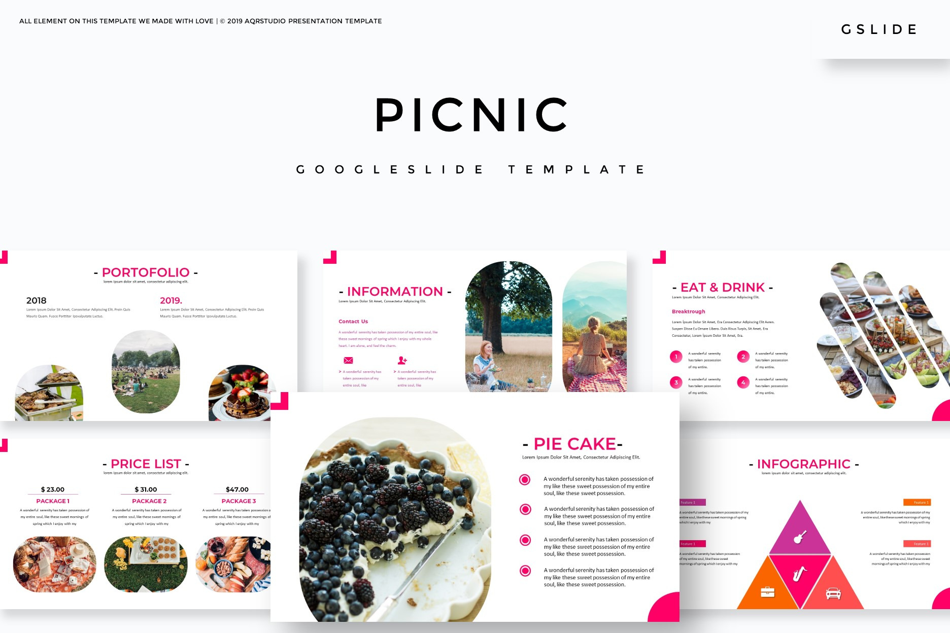 Picnic - Google Slides Template, a Presentation Template by AQR Studio