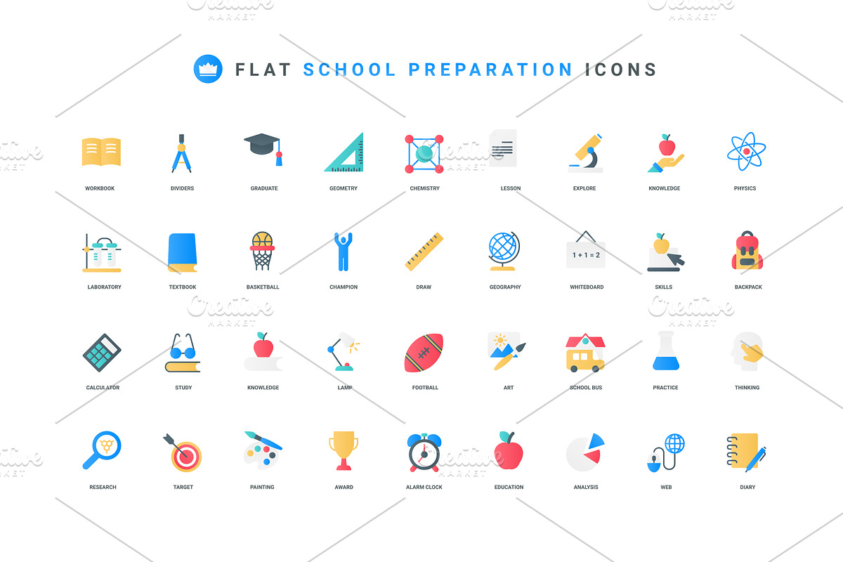 School lesson preparation, education, an Education Illustration by ...